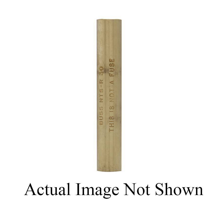 Bussmann NTS-R-30 Neutral Dummy Fuse, 1 to 30 A, 600 V, Class: R ...