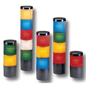 120 VAC at 50/60 Hz, Federal Signal LSL-120R Litestak® Stack Light ...