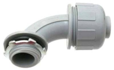 1" Gray Nylon 66 Type NMUA 90D Threaded Male