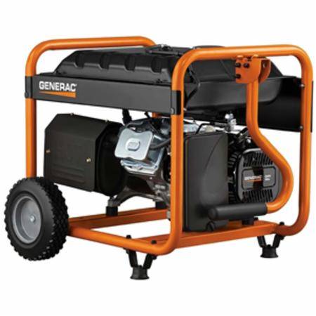 5500 W, Generac Power Systems Inc. 5939 Portable Generator, 60 Hz, OHV ...
