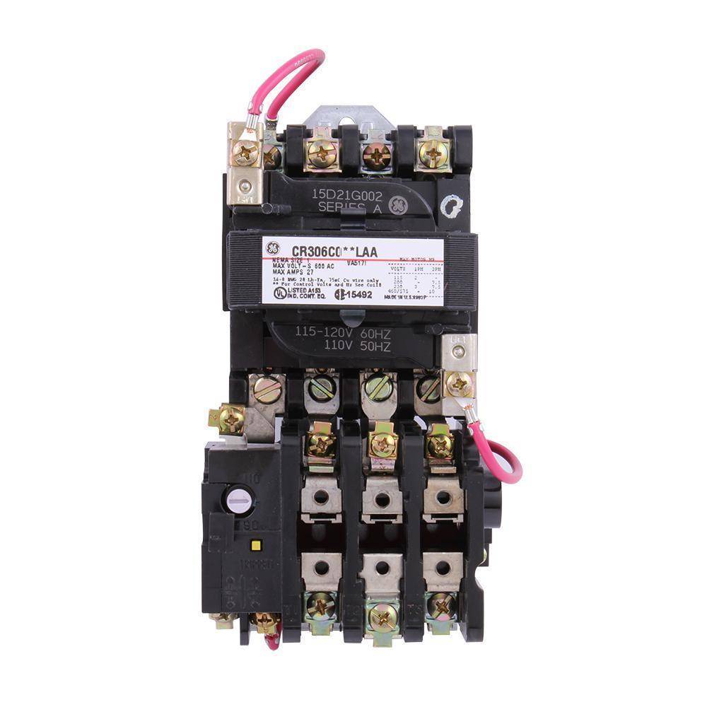 GE CR306C002LAA CR306/300-Line Full Voltage Magnetic Non-Combination ...