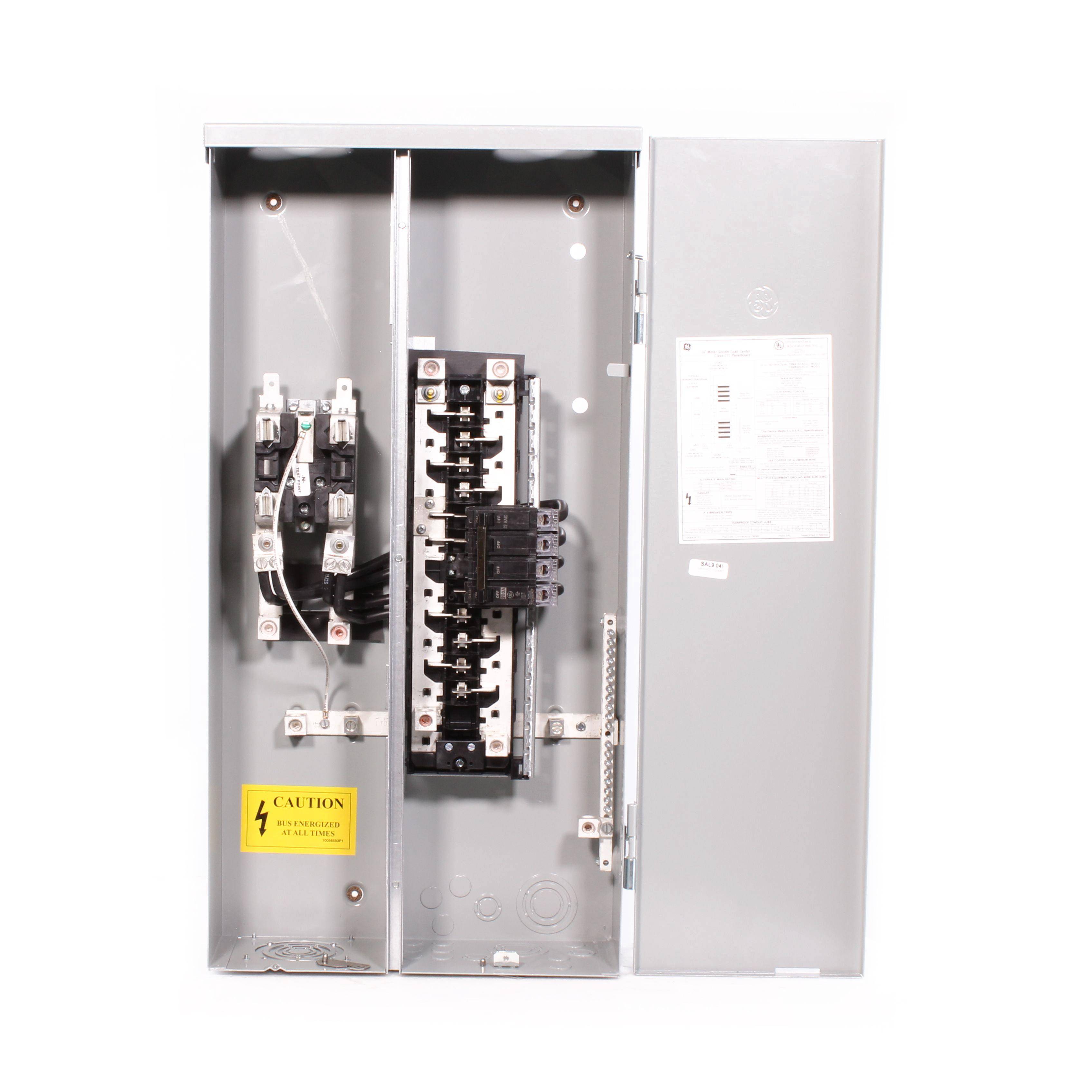 GE PowerMark Gold™ TSM820CSCU 3-Wire Ring Meter Socket Load Center, 120 ...