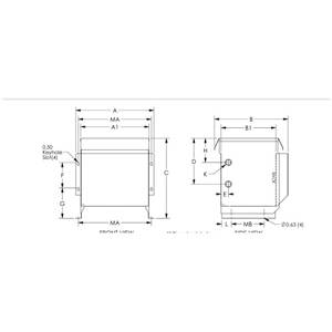 45 kVA, 480 VAC Delta, 208 Star/120 VAC, 3-Phase, Hammond Power ...