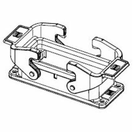 HARTING® 09 30 016 0301 Han® B Standard Base Panel, Die Cast Aluminum