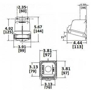 16/20/30/32 A, 1" NPT Hub, Hubbell Incorporated BB2030N Pin and Sleeve ...