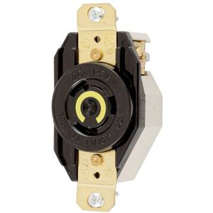 125 VAC 20 A, 2-Pole 3-Wire, Hubbell Wiring Device-Kellems HBL2310 ...