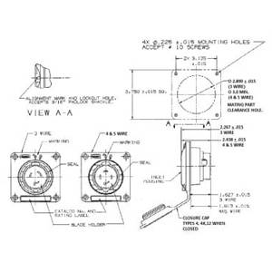 125 VAC 20 A L5-20P, Hubbell Incorporated HBL2315SW Twist-Lock®, Safety ...