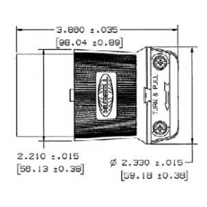 120/208 VAC 30 A L21-30R, Hubbell Incorporated HBL2813 Twist-Lock ...
