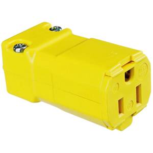 125 VAC 15 A 5-15R, Hubbell Incorporated HBL5969VY Valise® Straight ...