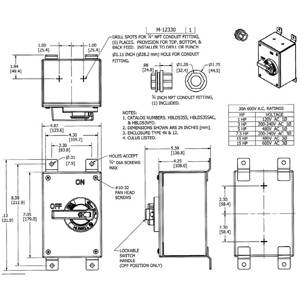 120/240/480/600 VAC, 30 A, Hubbell Incorporated HBLDS3SSAC Circuit-Lock ...