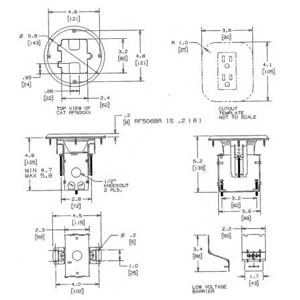 125V 15A, Round, Hubbell Incorporated RF515BP tradeSELECT® Floor Box ...