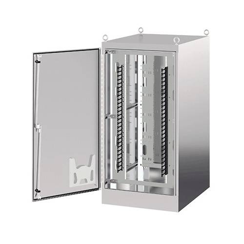 nVent HOFFMAN D722436SDAS DSFS Dual Access Seismic Cabinet, 72 in L x 36 in W x 24 in D, NEMA 3R ...