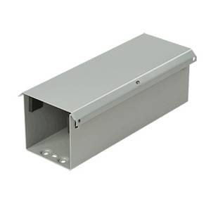 Hoffman F44T3R12 F30G Lay-In Straight Section Wireway, 12 in L x 4 in W ...