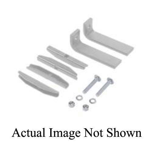 Hoffman LFKG DCR Foot Kit, For Use With Ladder Rack Systems, Steel, Gray