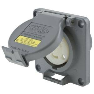 125 VAC 20 A, 2-Pole 3-Wire, Hubbell Wiring Device-Kellems HBL2310SW ...