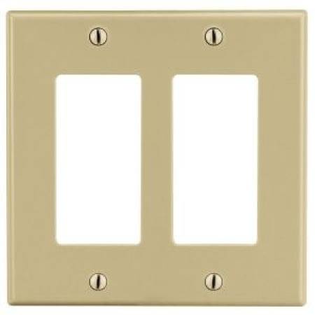 2-Gang, Hubbell Wiring Device-Kellems P262I tradeSELECT®, Style Line ...