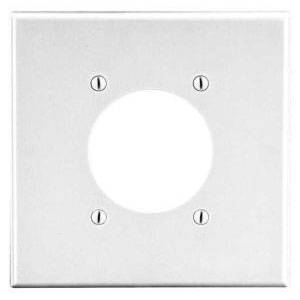 2-Gang, Hubbell Wiring Device-Kellems PJ703W Wallplate, White