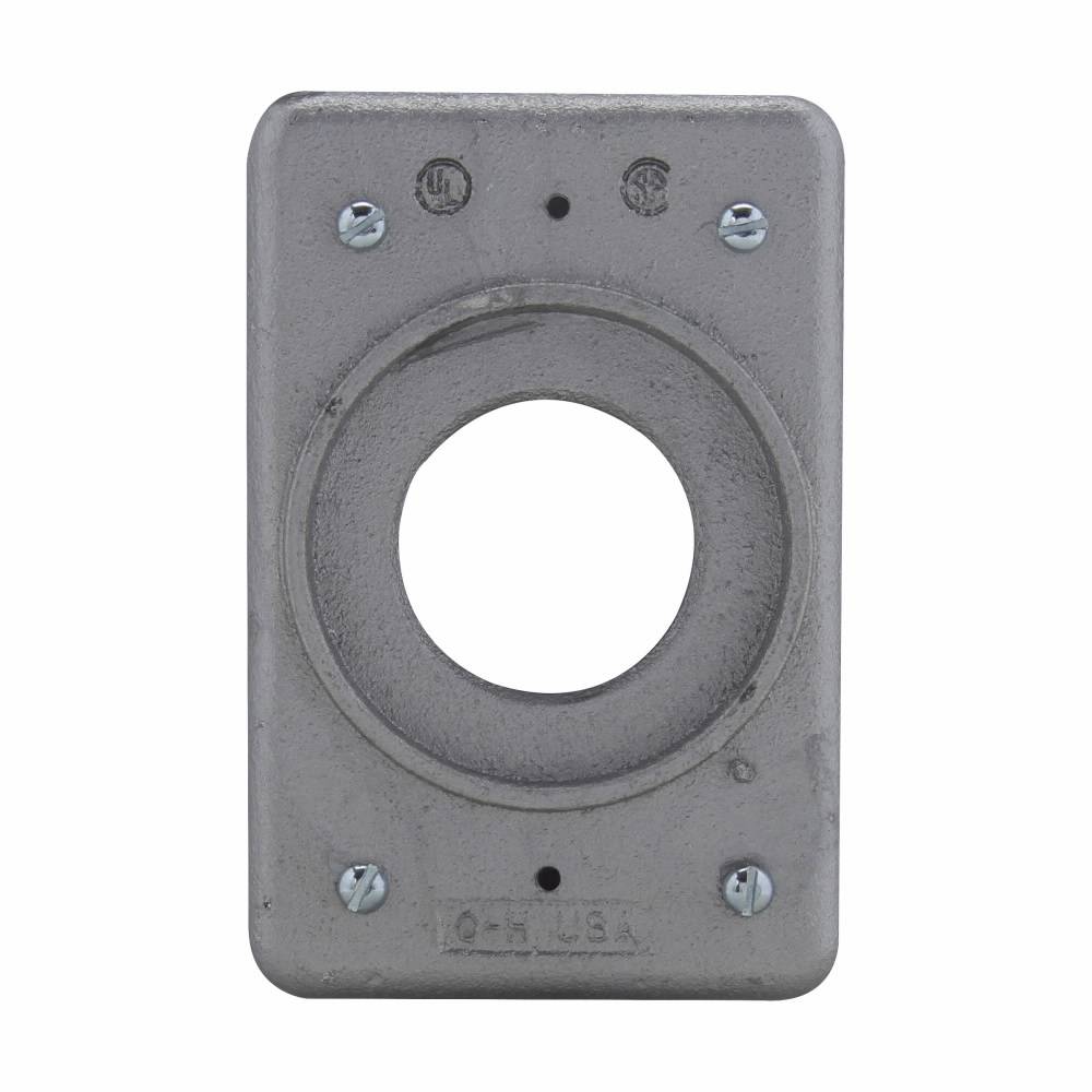 Crouse-Hinds DS21G Grounding Receptacle Electric Box Cover With Gasket ...