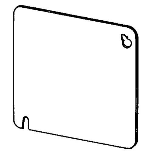 Appleton® ETP™ 8465 Flat Outlet Box Cover, 4 in L x 4 in W, Blank Cover ...
