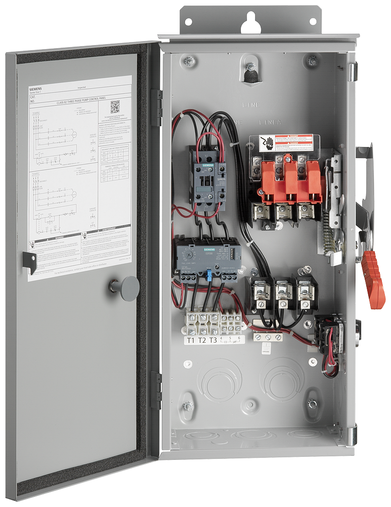 Siemens Slimline 82ADD6FBH Class 82 Full Voltage NEMA Standard Pump ...