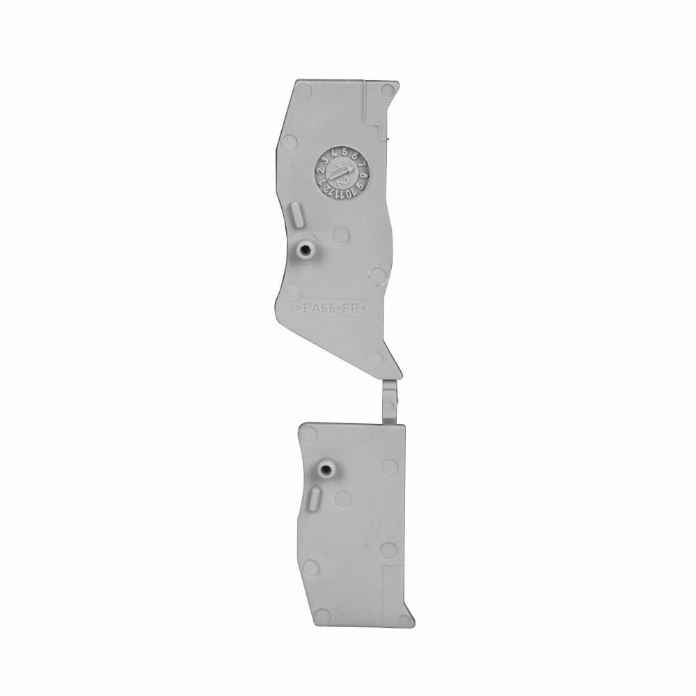 EATON XBASPT25 End Cover Segment, For Use With XBPT25D12/XBPT25D22 ...