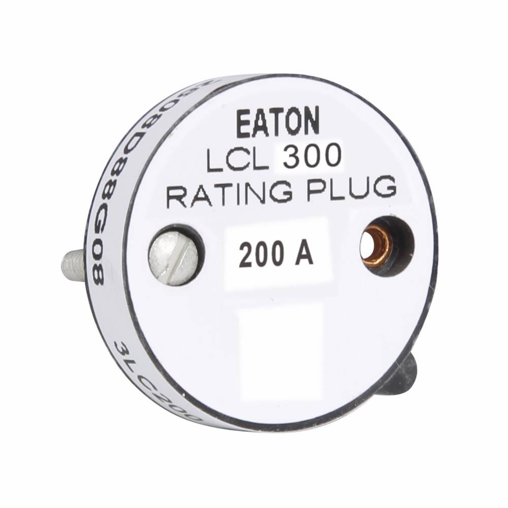 EATON Seltronic™ 3LC200 Fixed Breaker Rating Plug, 300 A, 200 A Plug ...