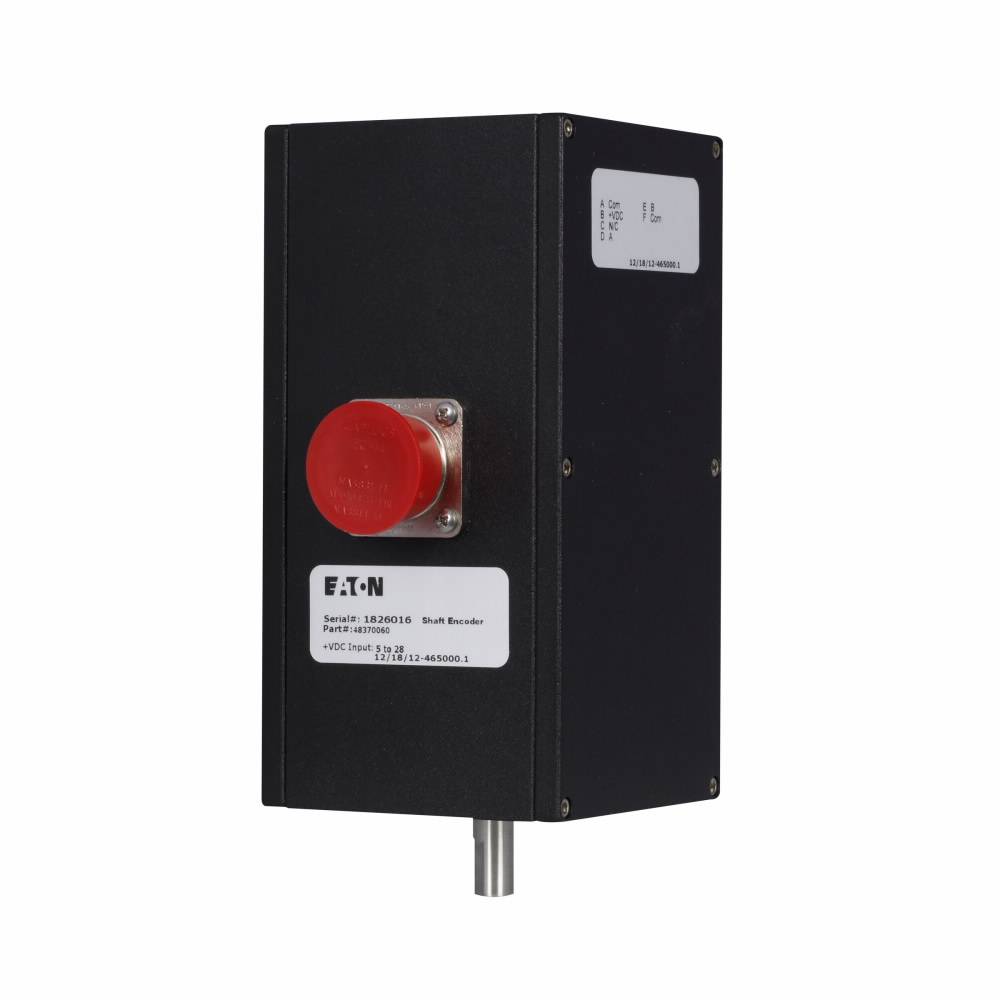 EATON 48371600 Heavy Duty Quadrature Shaft Encoder, 5 to 28 VDC, 80 mA ...