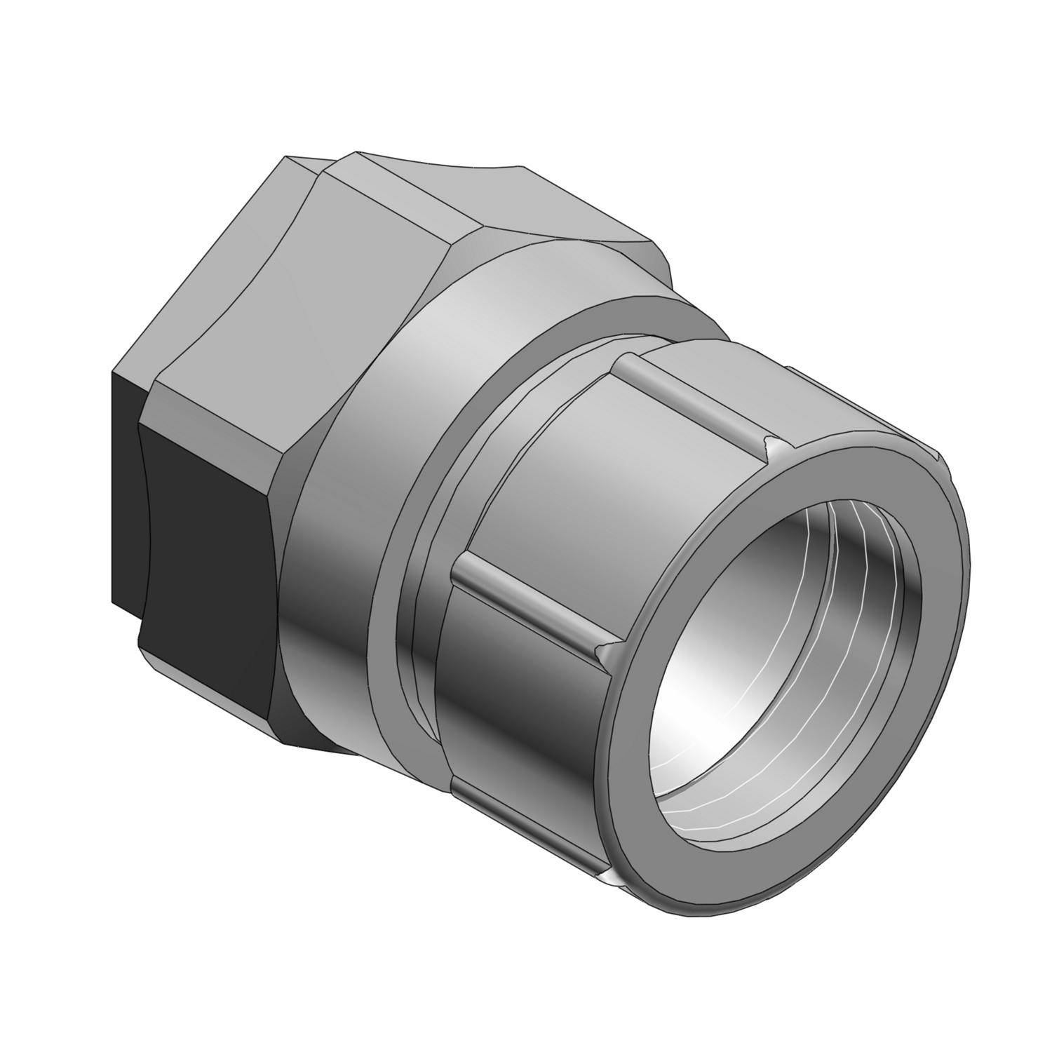 T&B® CHASE® 2646 Liquidtight Chase Cord Connector With Neoprene Bushing ...