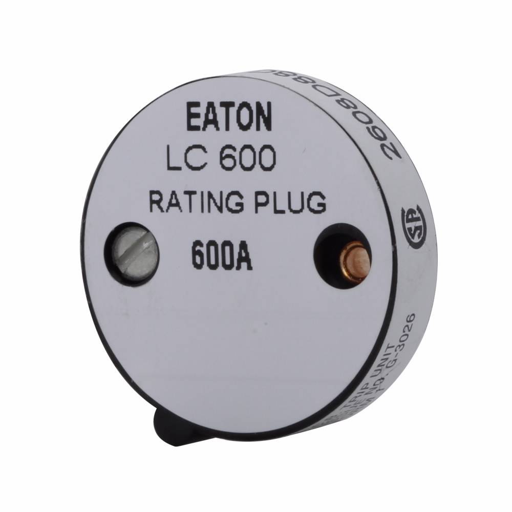 EATON Seltronic™ 6LCG400 Fixed Rating Plug, 400 A Plug Current, LC/LCA ...