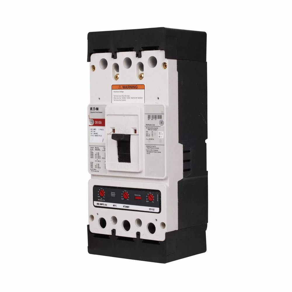 EATON DK3300V C Series Type DK Molded Case Circuit Breaker, 240 VAC/250 ...