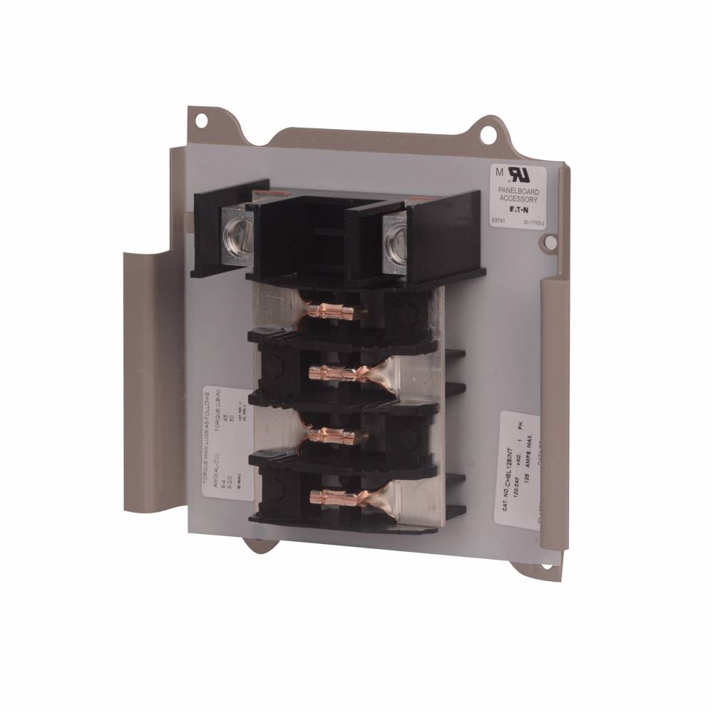 EATON CH8L125INT 8-Pole Load Center Interior Assembly, 120/240 VAC ...