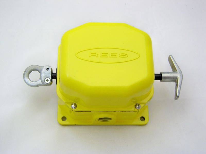 REES 04944-040 Heavy Duty Manual Reset Slack Cable Operated Switch, 600 ...