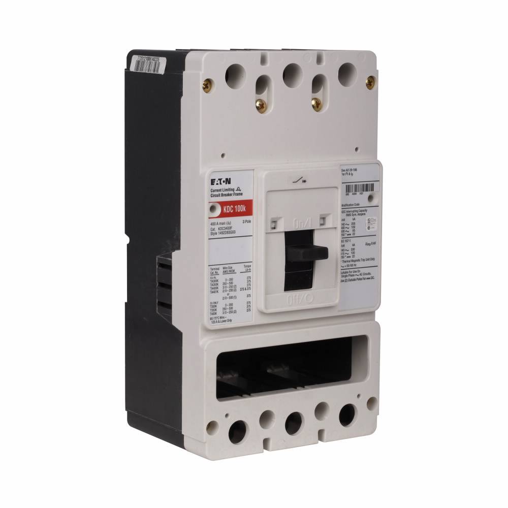 EATON KDCB3400FT36B20ZGW C Series Type KDCB Molded Case Circuit Breaker ...