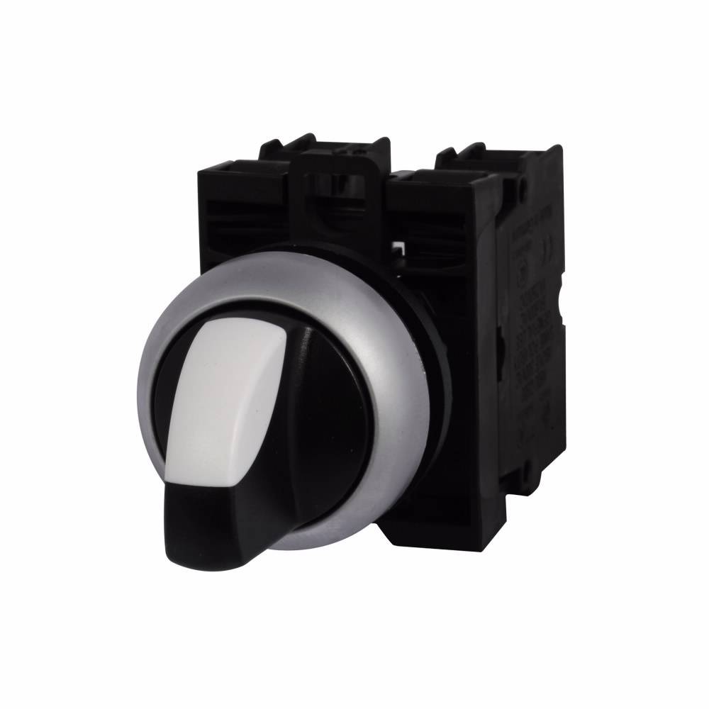 EATON RMQ-Titan® M22-WRK3-K20 Non-Illuminated Modular Pushbutton Selector Switch, 22.5 mm, 2NO ...