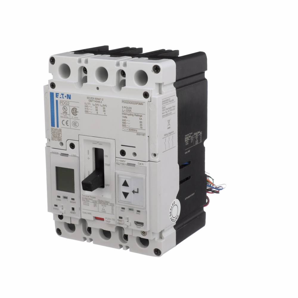 EATON Power Defense™ PDG23F0100P2MJ Molded Case Circuit Breaker, 600 ...