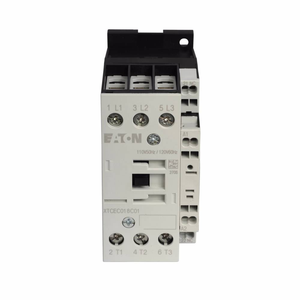 EATON XTCEC032C01Y Full Voltage Non-Reversing IEC Contactor, 48 VAC V ...