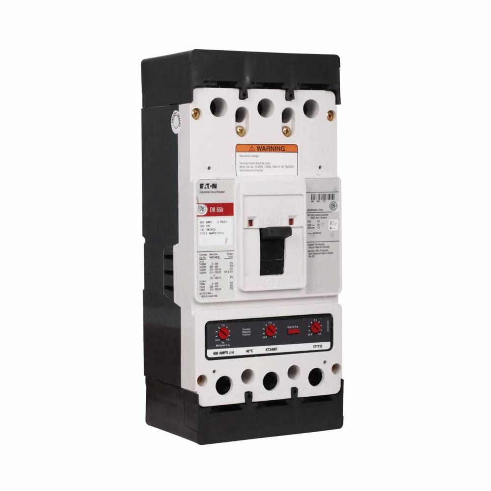 EATON DK3300V C Series Type DK Molded Case Circuit Breaker, 240 VAC/250 ...