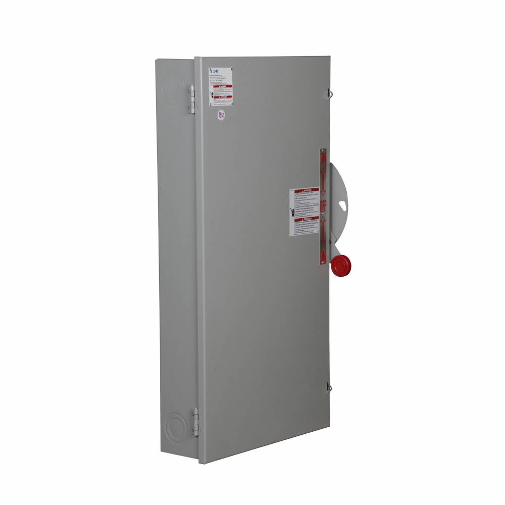 EATON DT224UGK-FB Double Throw Double Throw Safety Switch, 240 VAC, 200 ...