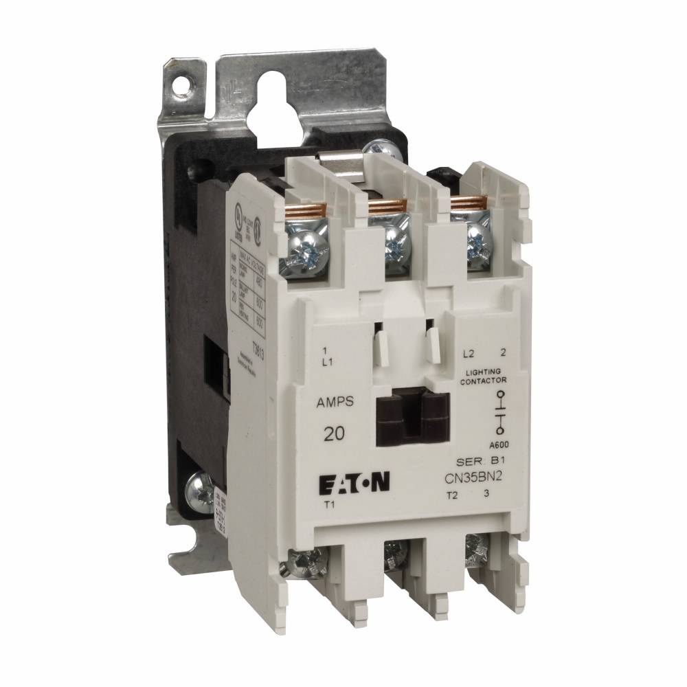 EATON CN35BN2TB CN35 Electrically Held Lighting Contactor, 24 VAC Coil ...