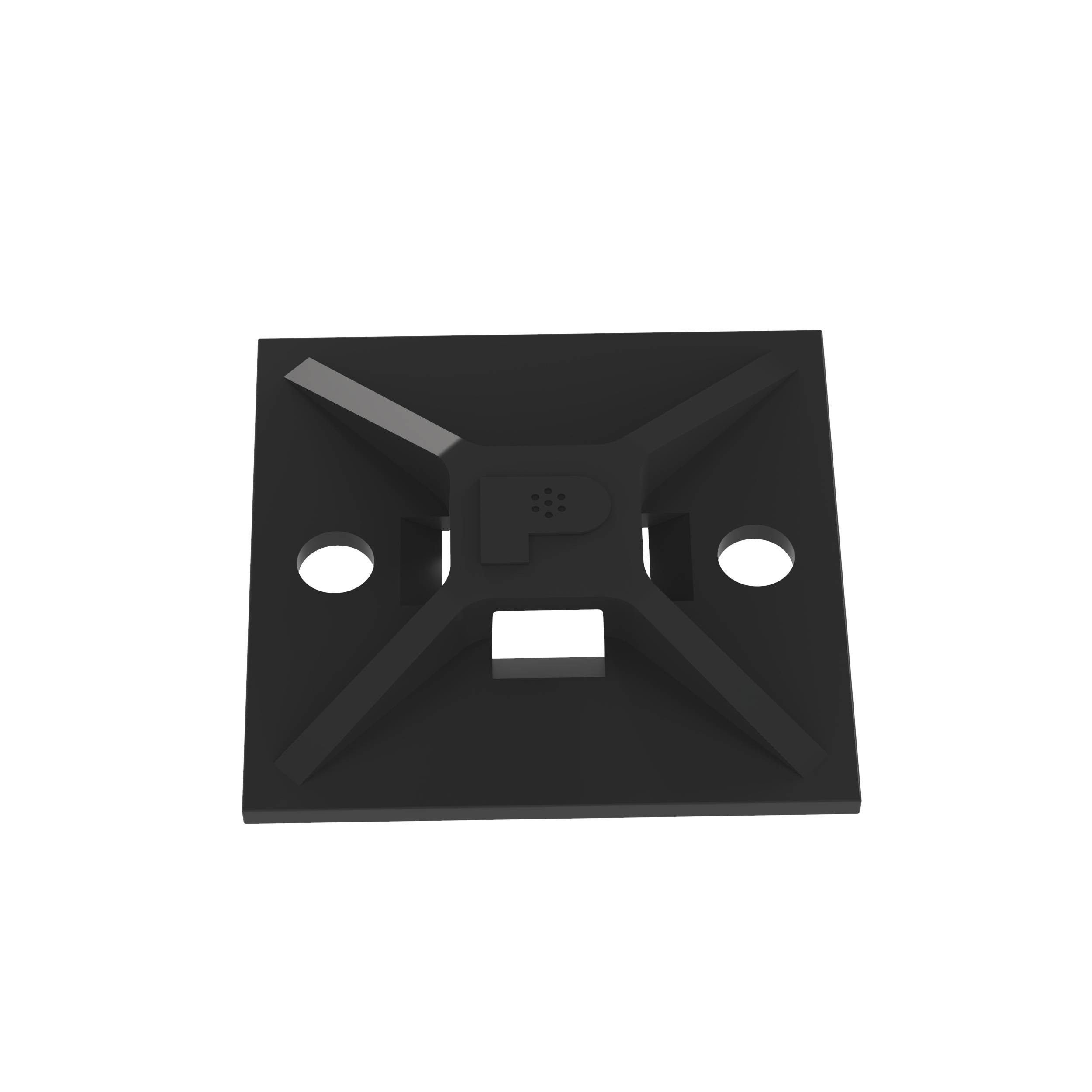 Panduit® ABM112-A-D20 Cable Tie Mount, 4-Way, Rubber Adhesive Tape ...
