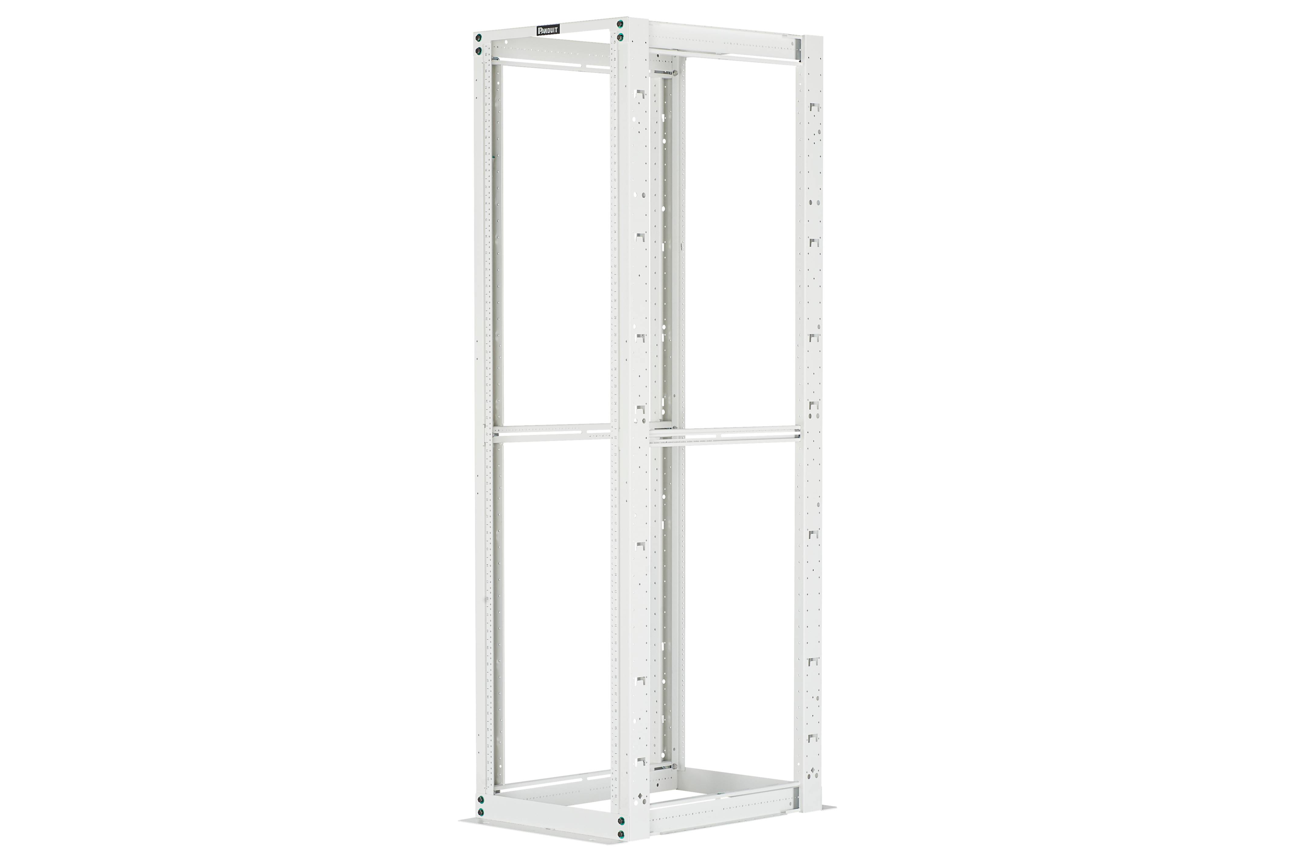Panduit® R4PWH 4-Post Rack System, 84 in H x 23-1/4 in W x 30 in D ...