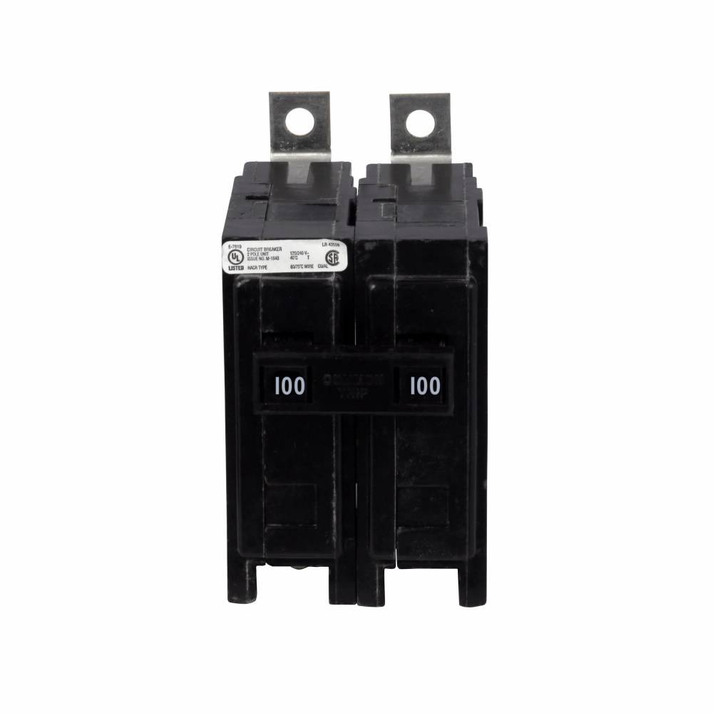 EATON QBHW2100S1 Quicklag Type QBHW Miniature Circuit Breaker, 120/240 ...