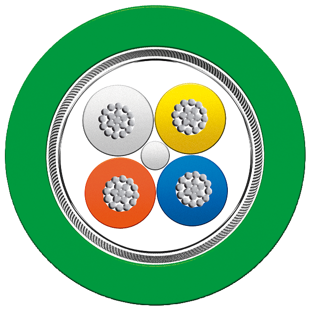 Siemens SIMATIC NET 6XV18702F Shielded Flexible Highly Bus Cable, 80 ...