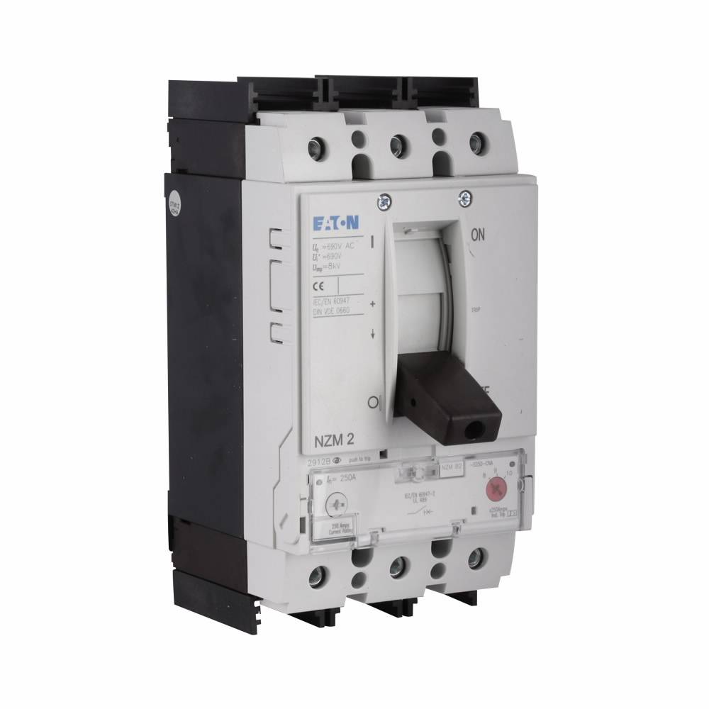 EATON NZMB2-A200-NA Type NZM2 Molded Case Circuit Breaker, 440 VAC, 200 ...