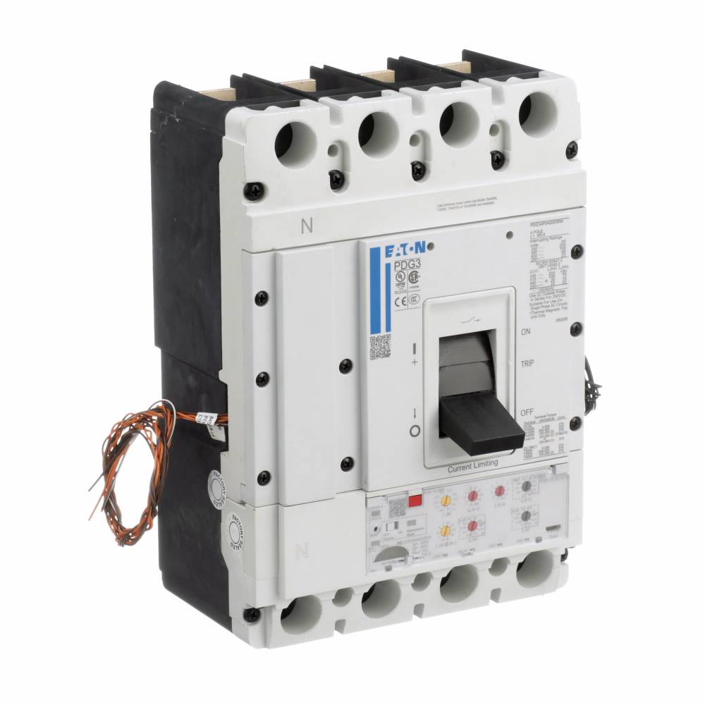 EATON Power Defense™ PDG34N0125E5RN Molded Case Circuit Breaker, 600 ...