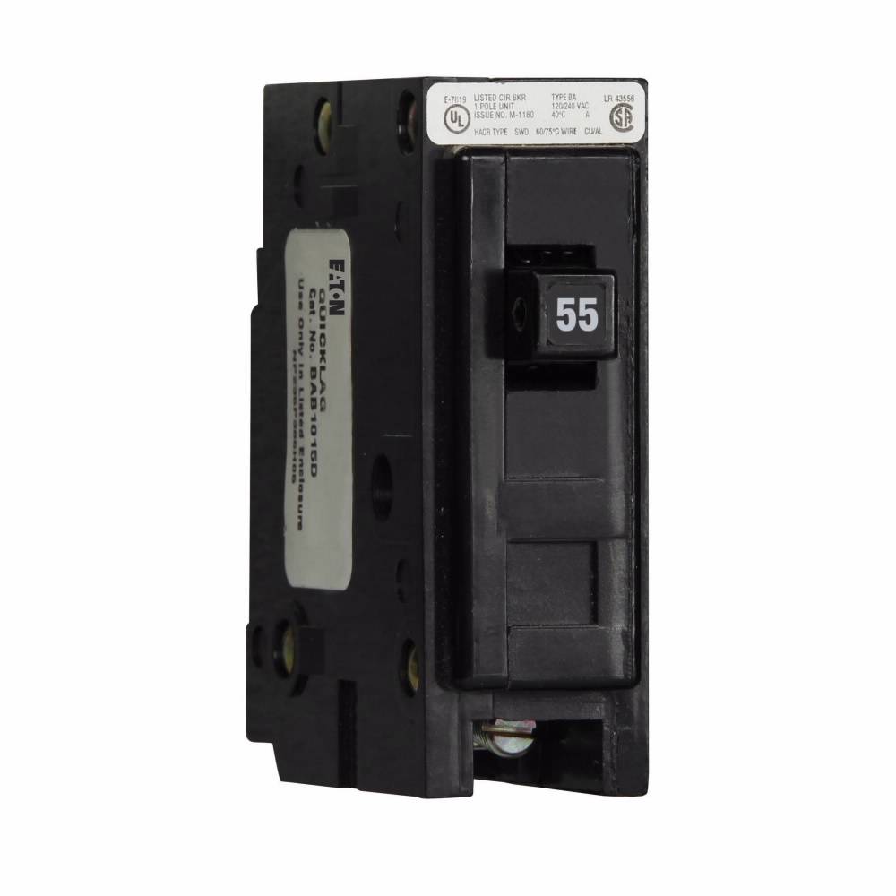 EATON QuickLag® BAB1055 Type BAB Miniature Circuit Breaker, 120/240 VAC ...