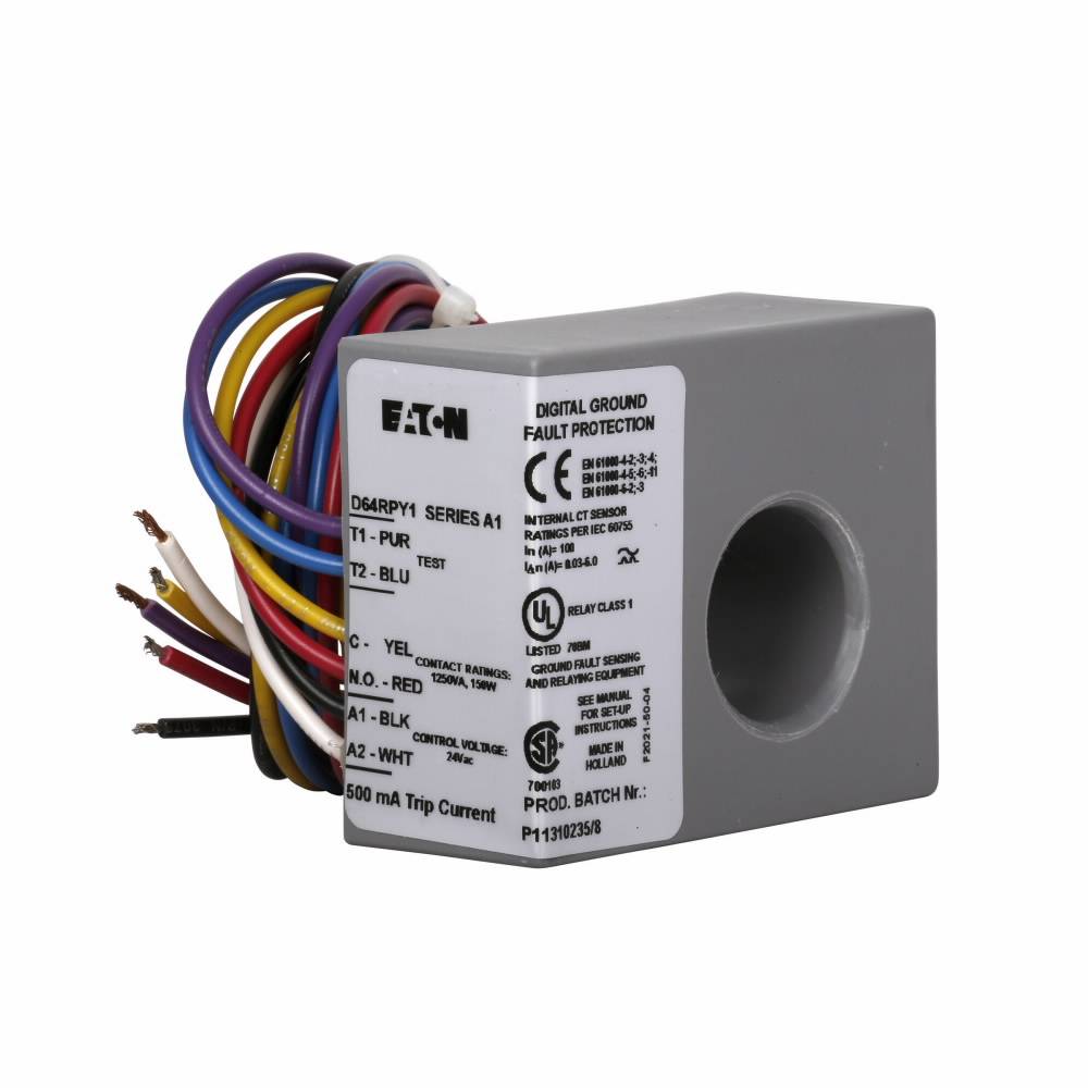 EATON D64RPY1 Digital Unit Ground Fault Relay With Built-in Current ...