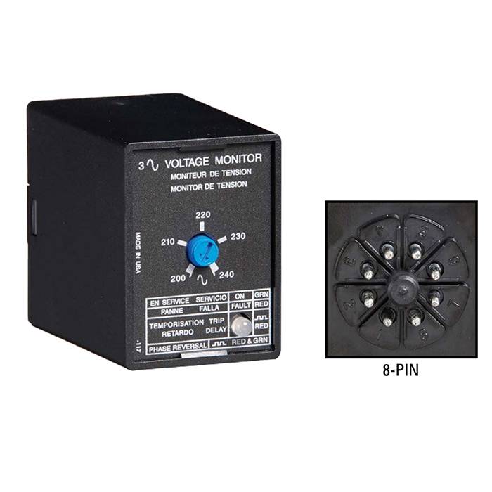 Littelfuse® SSAC® PLM6405 3-Phase Electro Mechanical Voltage Monitoring ...