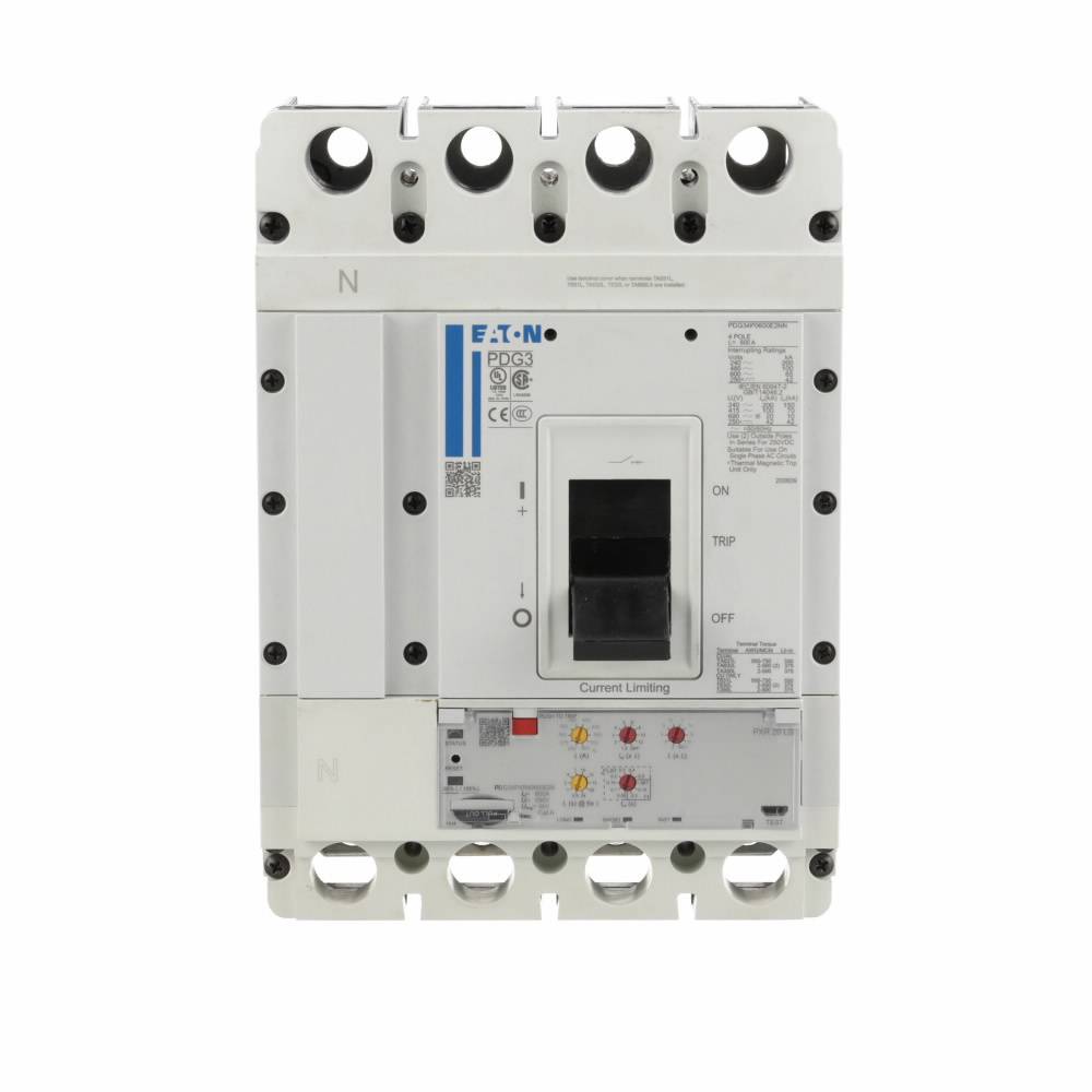 EATON Power Defense™ PDF34MH250E2MN Molded Case Circuit Breaker, 600 ...