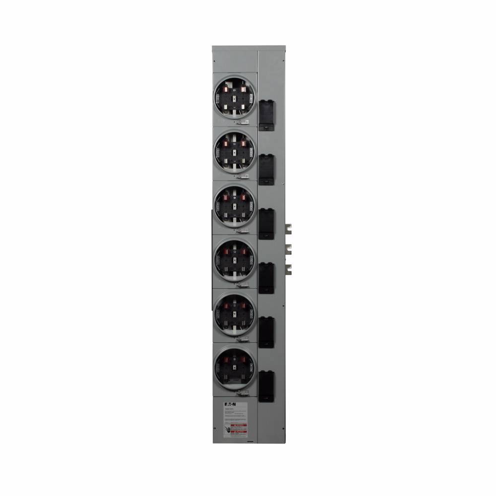 EATON 1MM612RRL 6-Socket Multiple Metering Meter Stack Module, 120/240 ...